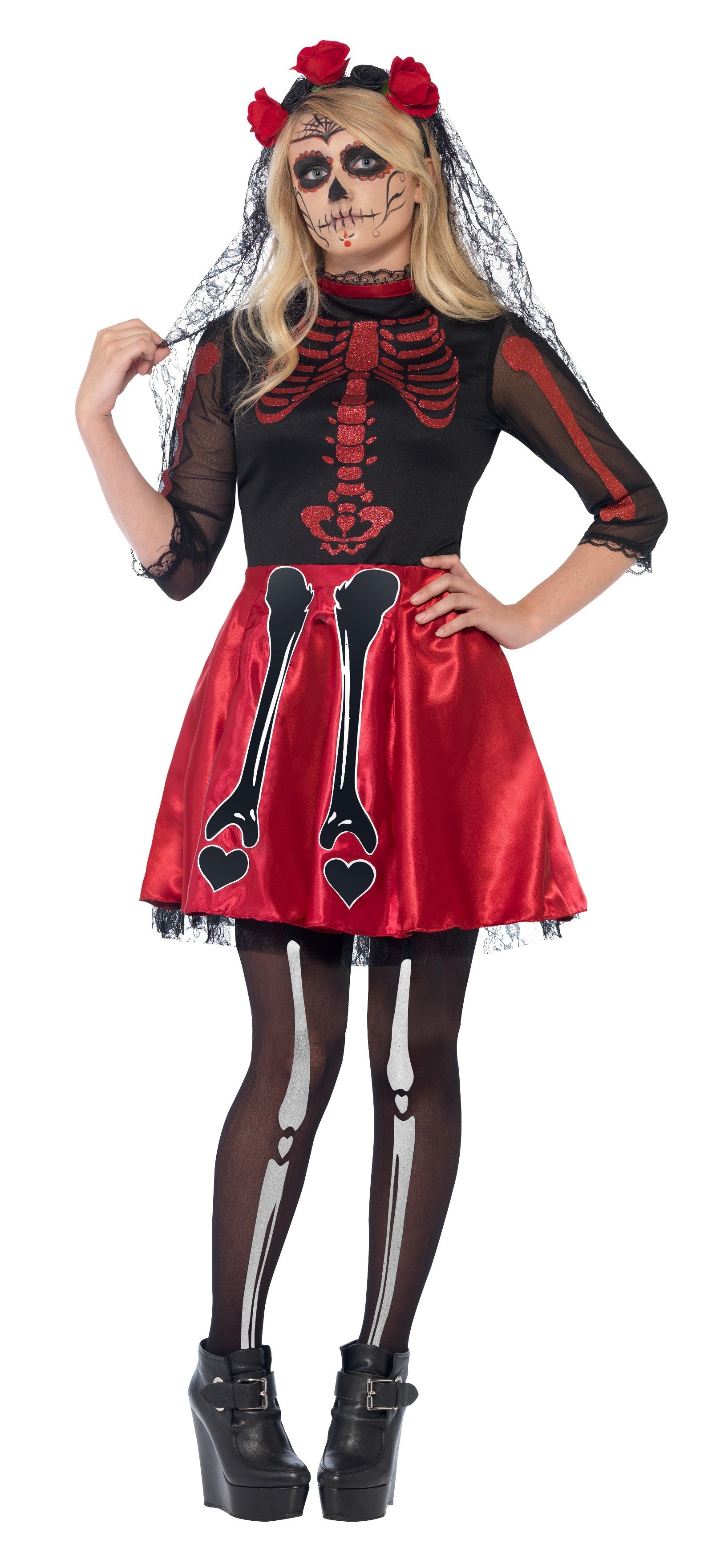 Ladies Day of the Dead Diva Costume
