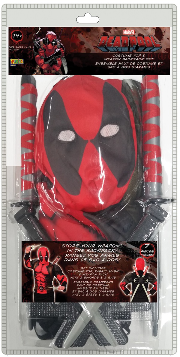 Marvel Deadpool Top And Weapon Kit