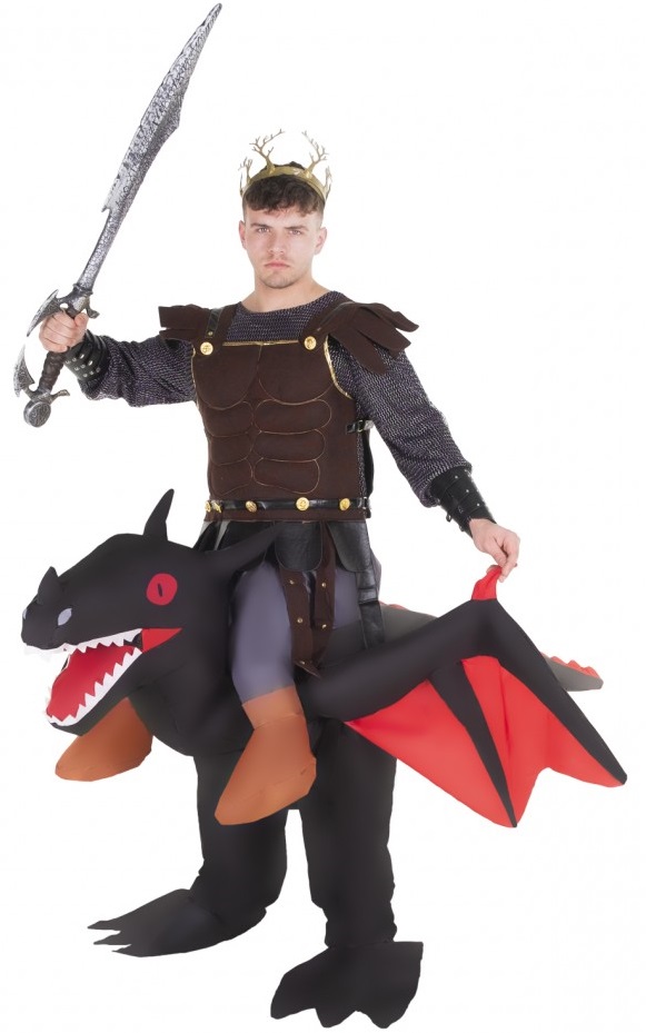 Ride on Dragon Costume - Black