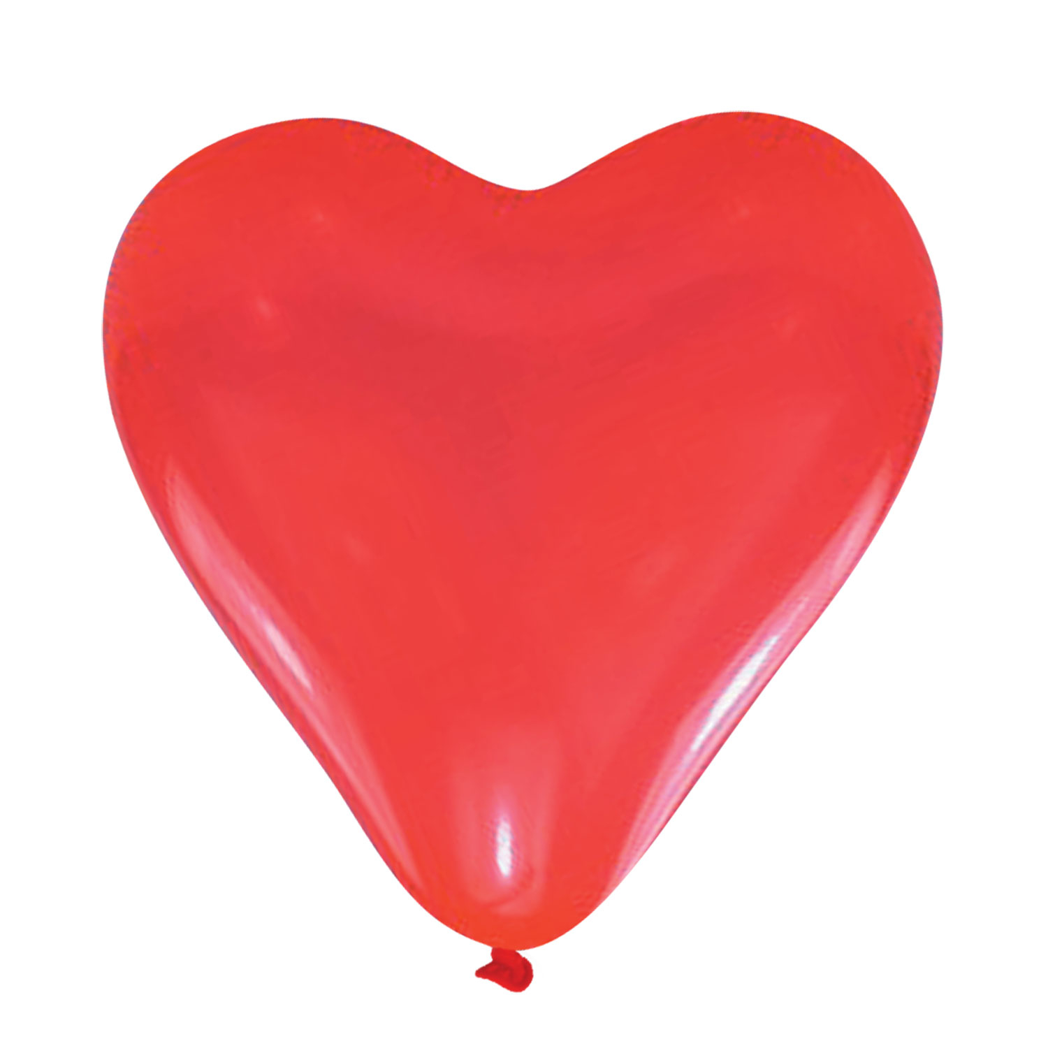 Red Love Heart Shaped Balloons - 5 Pack