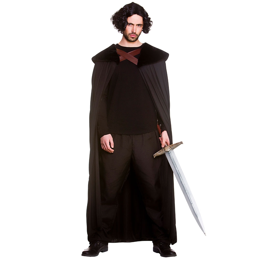 Medieval Robe With Faux Fur Collar