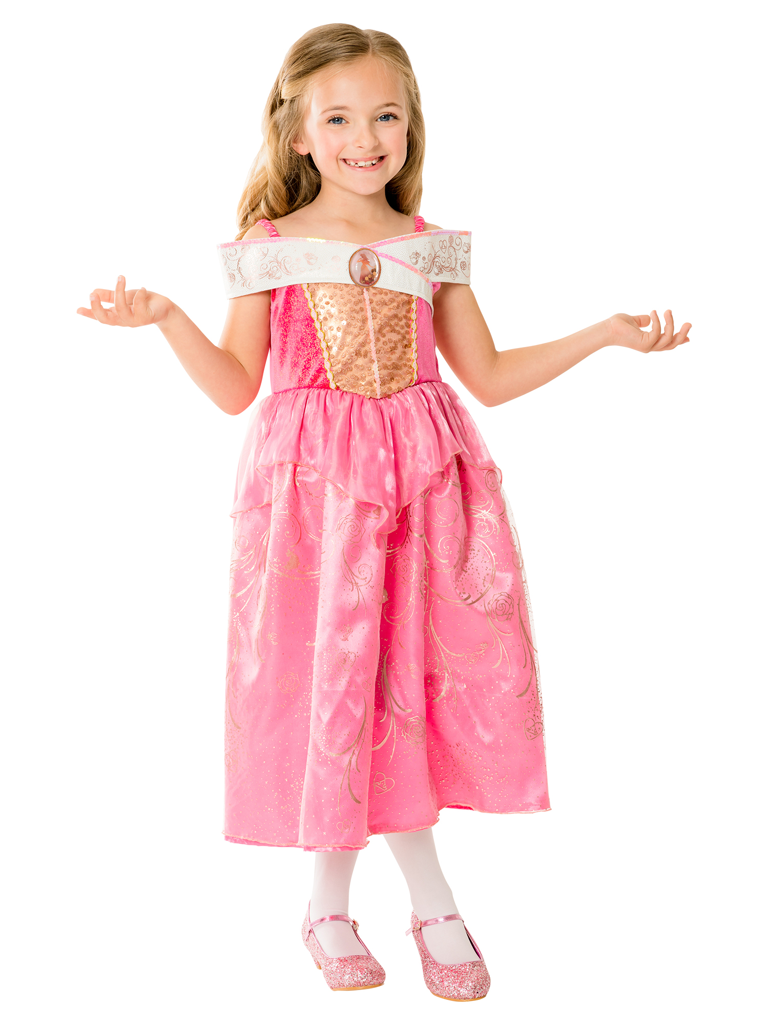Princess Tiana Dress Costumes For Girls Aurora Costume For Girls ...