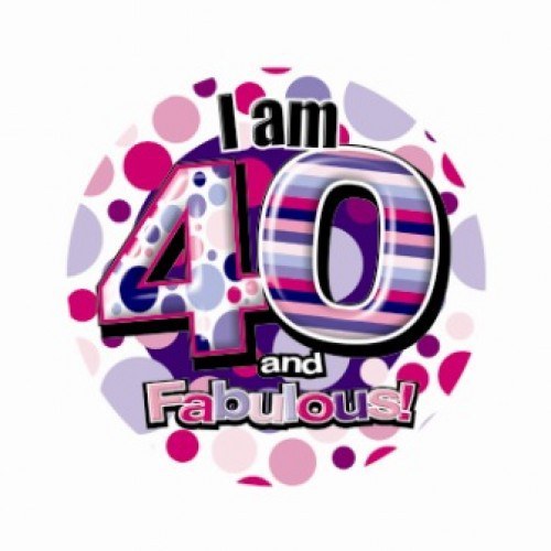 Purple I Am 40 And Fabulous
