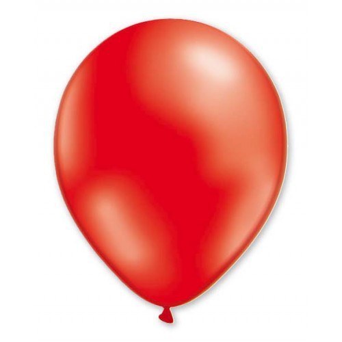 Red Metallic Balloons - 50 Pack