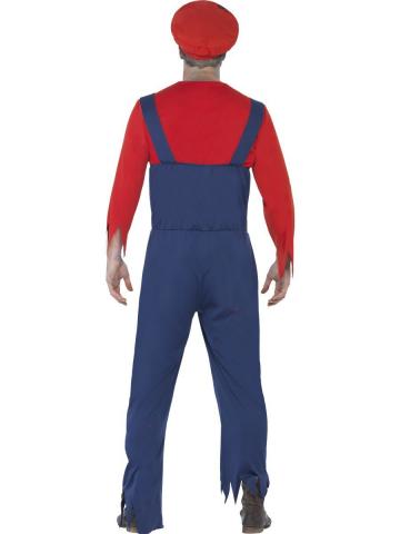 Red Zombie Plumber Costume