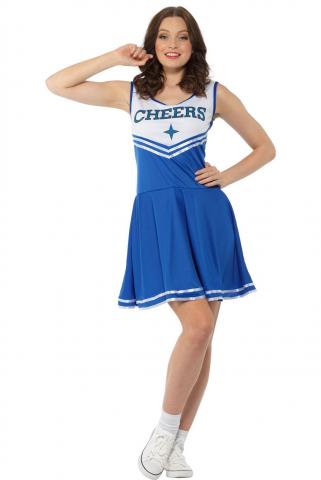 Blue Cheerleader Costume