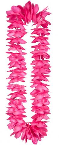 Hot Pink Satin Leis