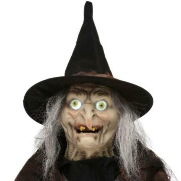 Lunging Haggard Witch Animated Figure