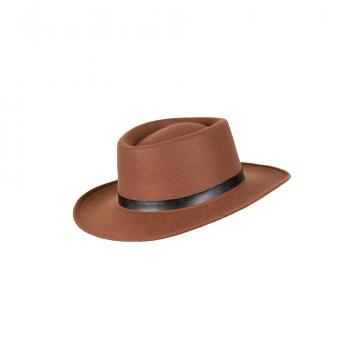 Brown Western Gunslinger Hat
