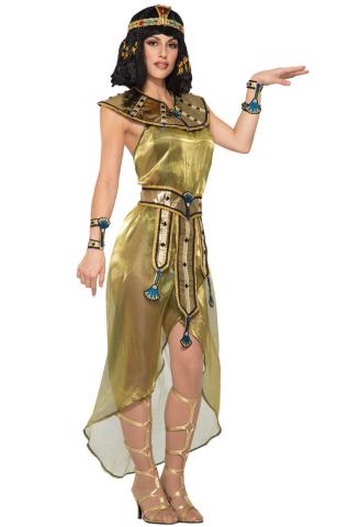 Ladies Gold Toga Dress