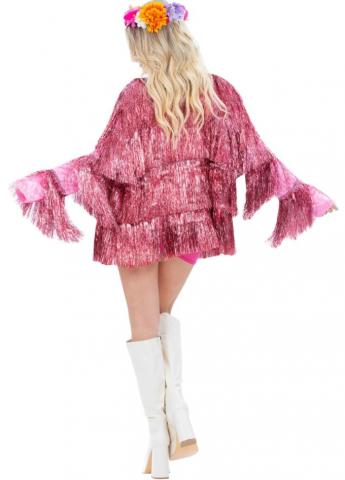 Fever Tinsel Pink Festival Jacket