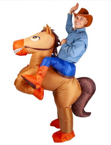 Inflatable Ride on Horse