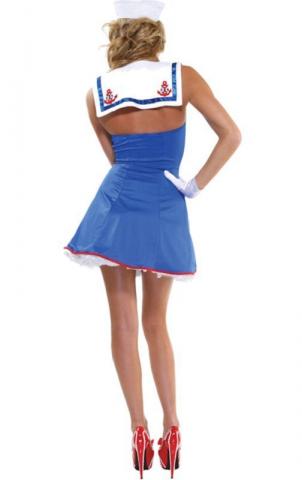 Ladies Overboard Sailor Costume